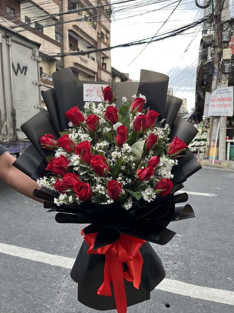 2 Dozens of Local Roses - Blooms.Bouquet by Irish Flower Shop